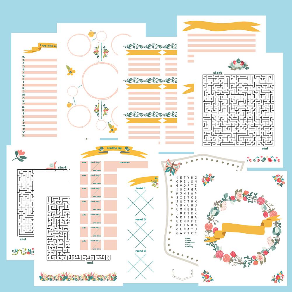 Printable Tween Journal & Activity Book | 10 pages