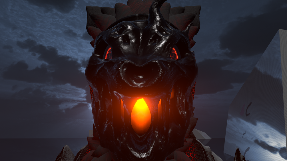 Corrupted Protogen visor, for the Nicoreda Protogen.