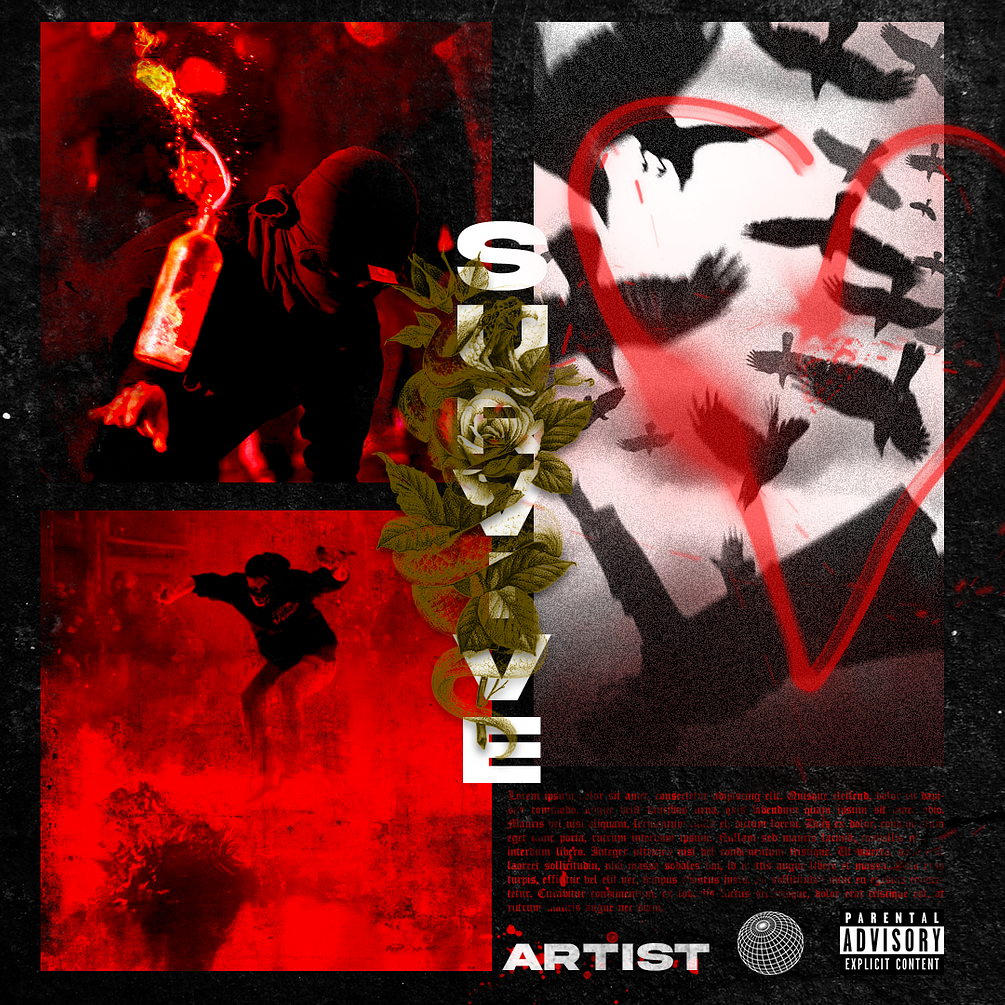 Survive Album Cover Artwork PSD
