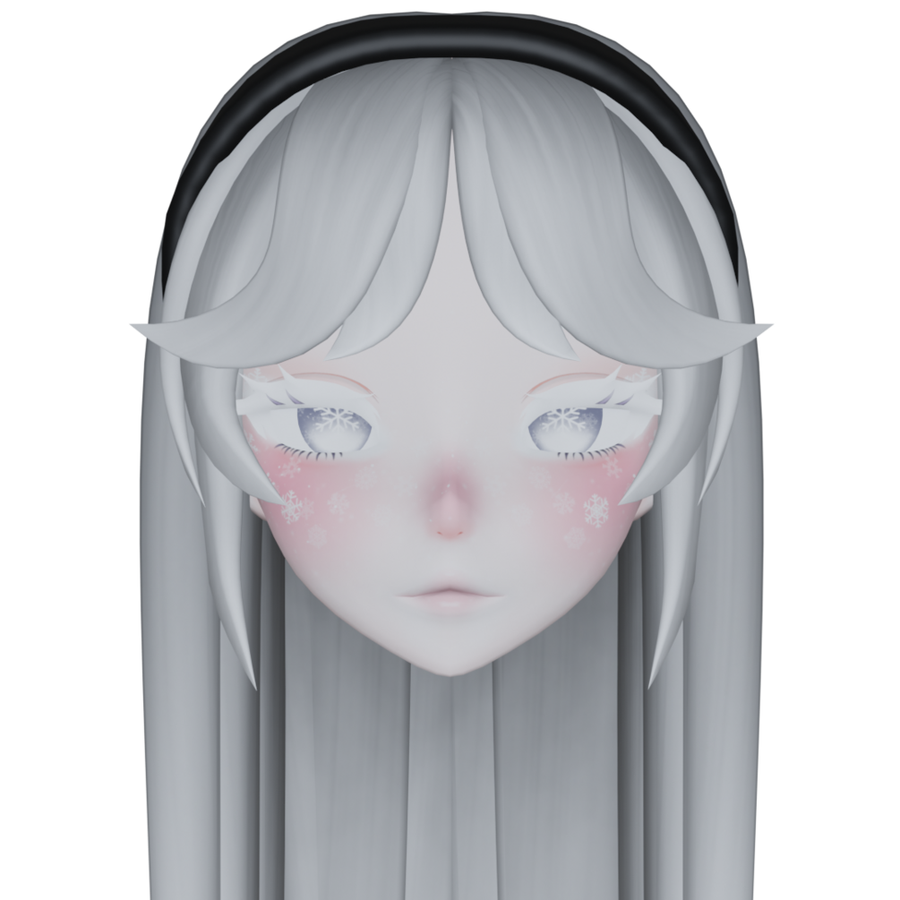 [Free] Cold Makeup and Eye Texture / Cici's Head