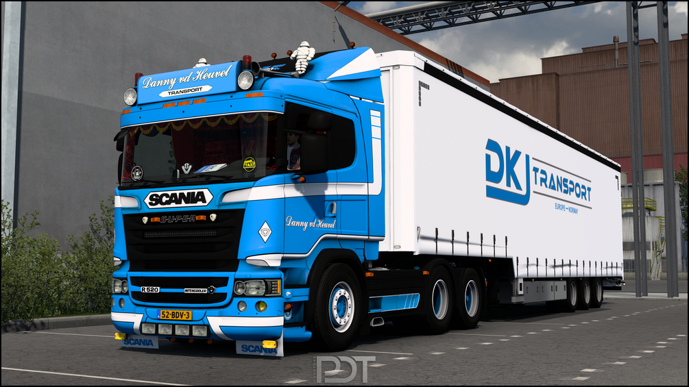 Scania R520 + Trailer "Danny vd Heuvel"