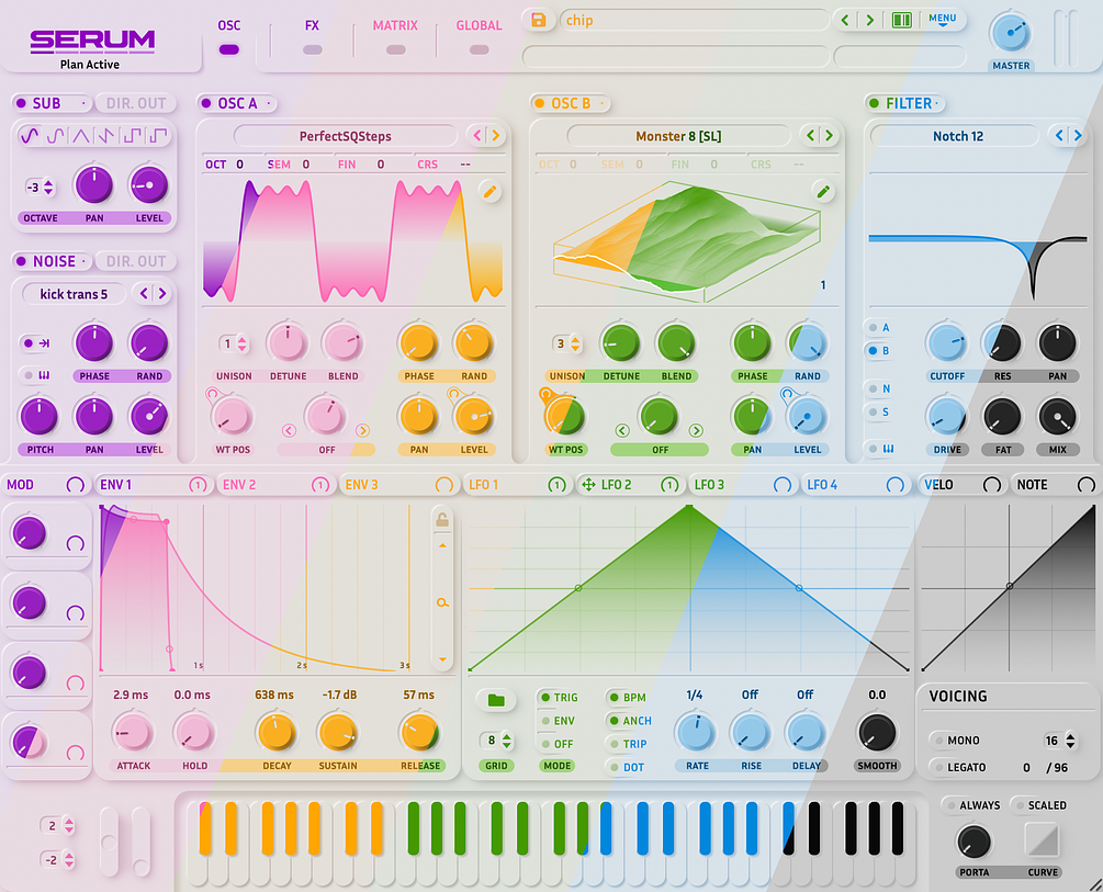 Neuserum light skins for Serum VST