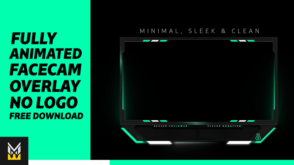 Free Animated Facecam Overlay (SLEEK Ed.1)