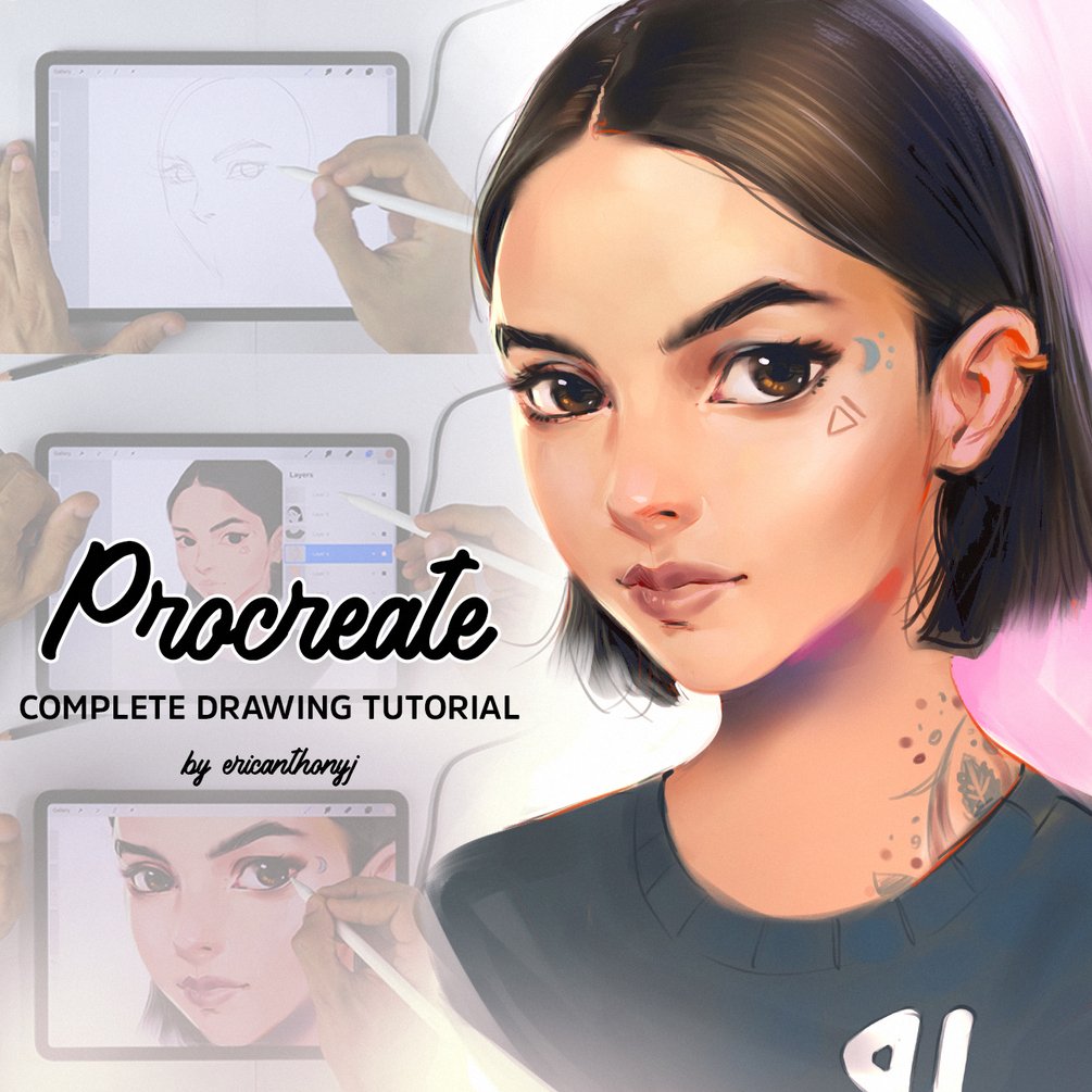 Procreate Tutorial - Start to Finish (with voice!)