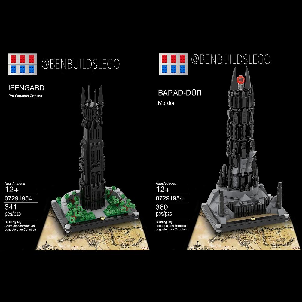 Lord of the Rings: Barad-dûr and Isengard (Double Pack)