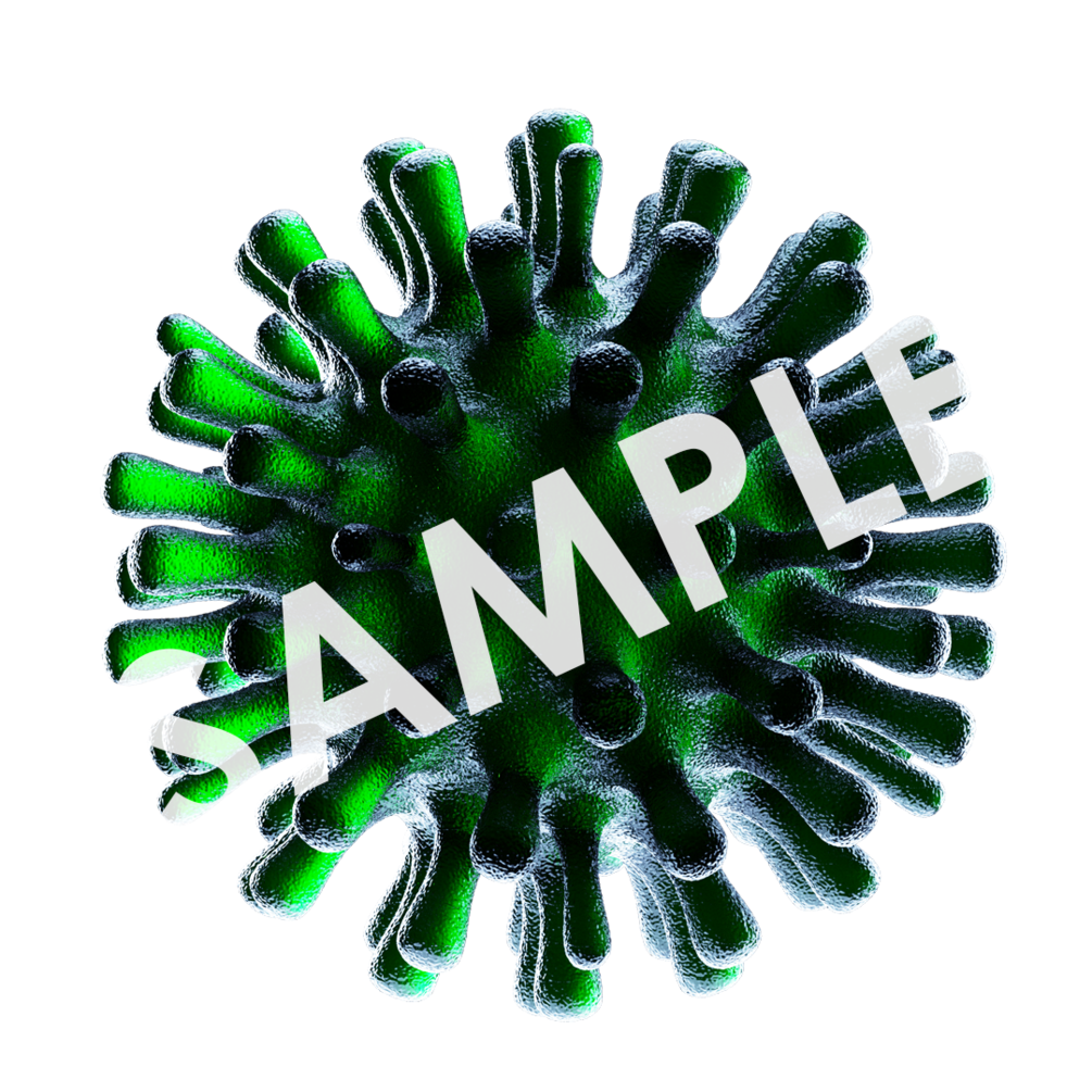 Corona Covid-19 Blue transparant 4K image