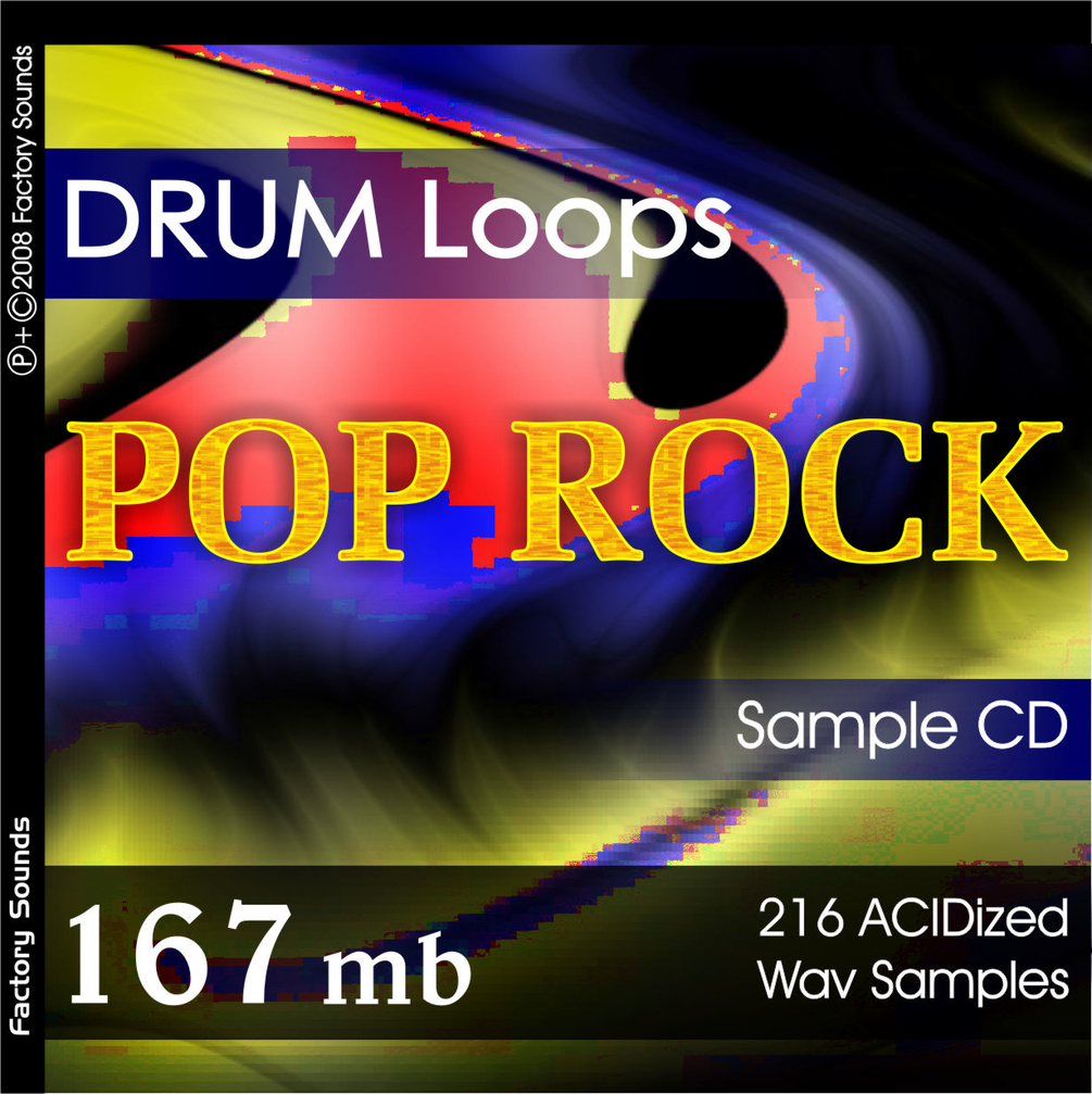 POP ROCK Drum Loops - ACIDized WAV Sample Pack "Acoustic rockin ...
