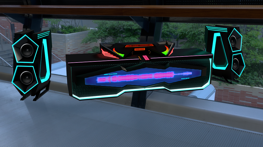 Cyberpunk Stereo System