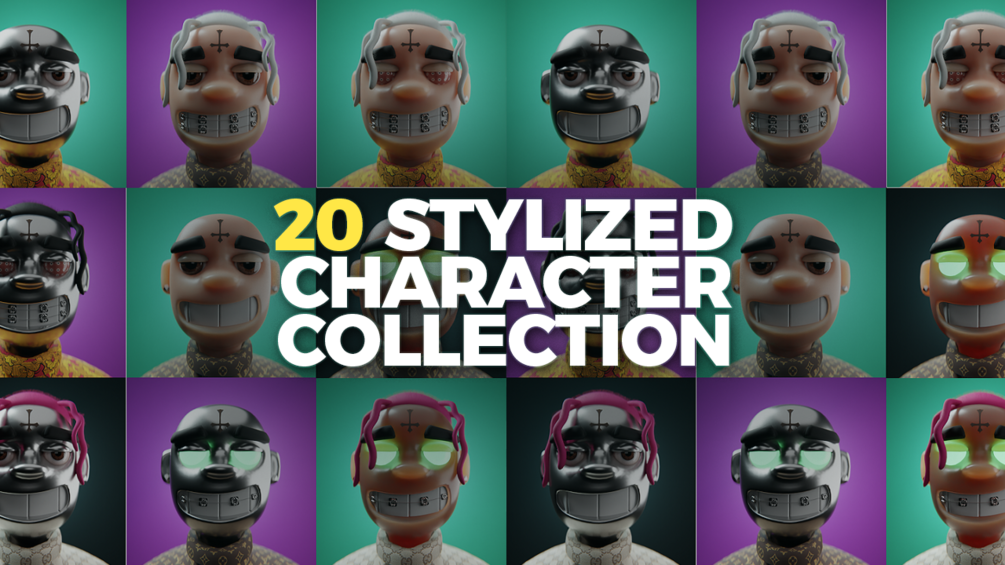 20 Stylized NFT Character Collection
