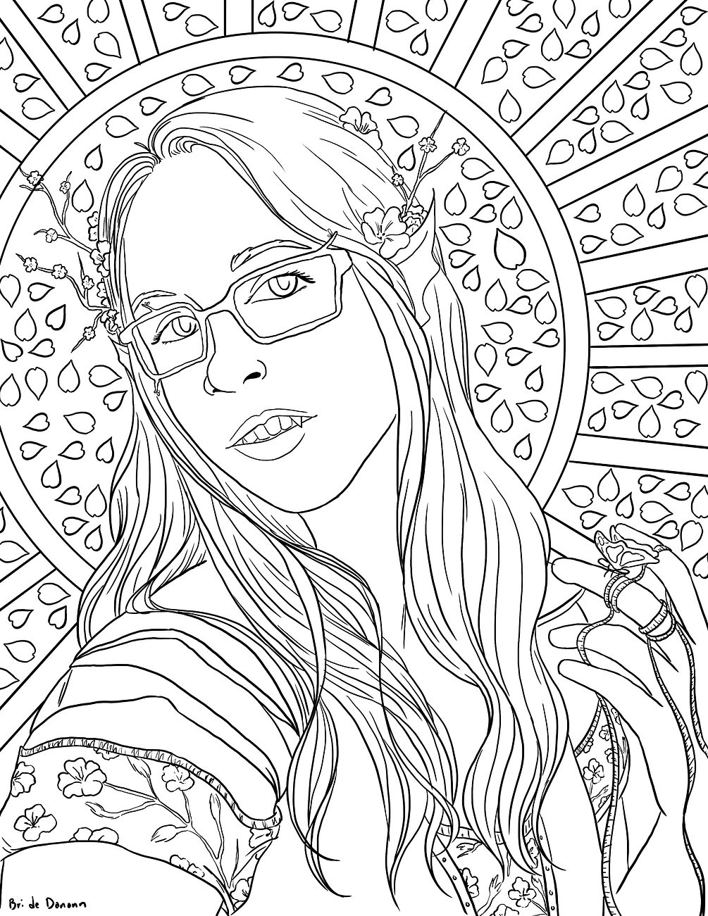 Fae Patron Coloring Page