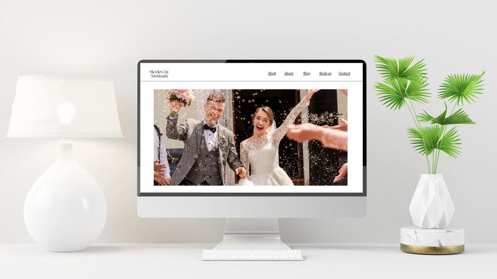 Photography Portfolio Website : Fully Customizable Canva Template