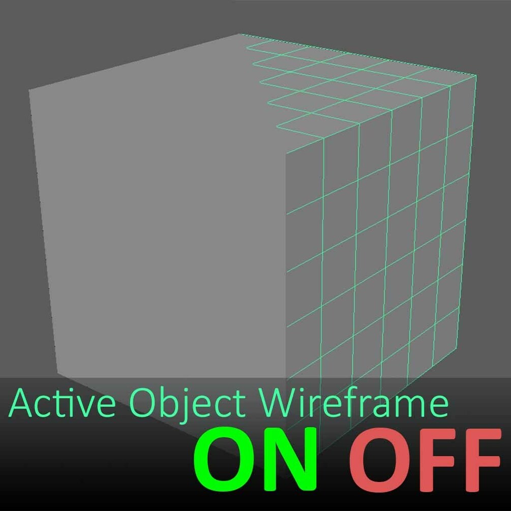 Active Object Wireframe Tool