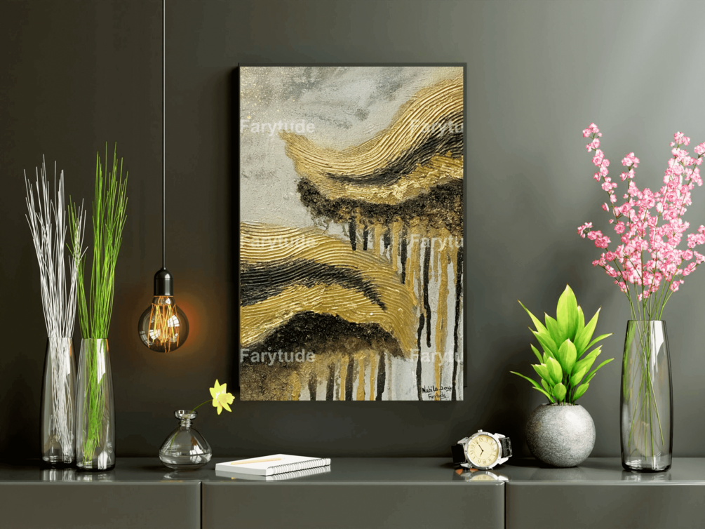 Contemporary Modern Textured Art