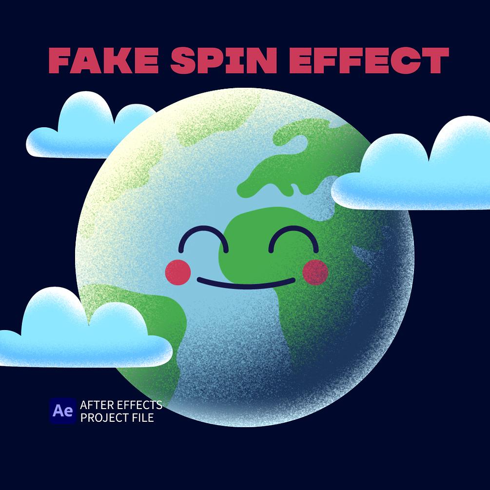 Fake Spin Effect. After Effects Project File