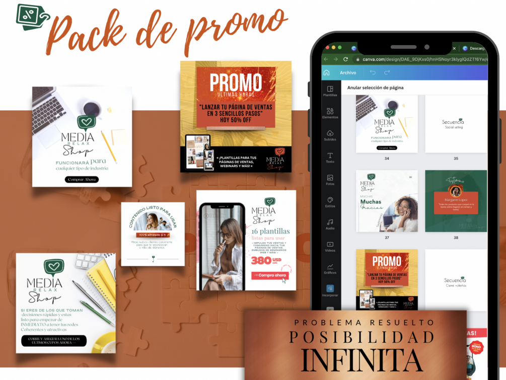 Pack Promos® Cautiva y Convierte $149 USD