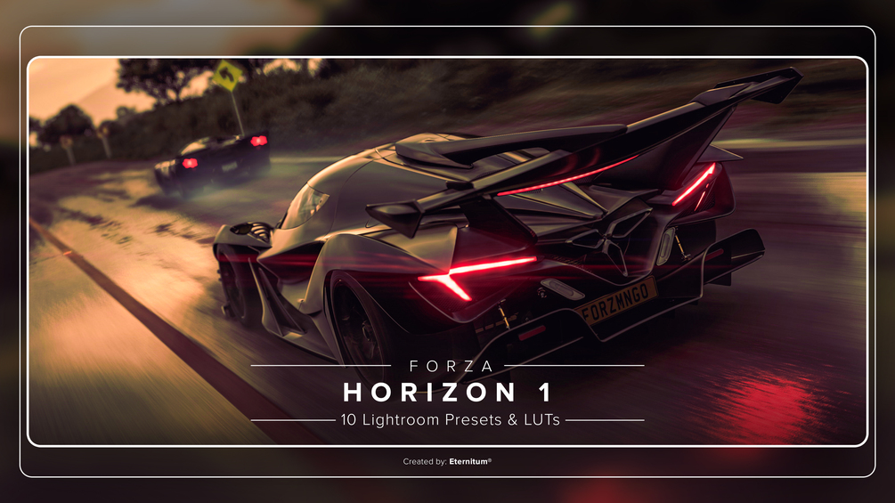 Forza Horizon Lightroom Presets & LUTs Pack 1