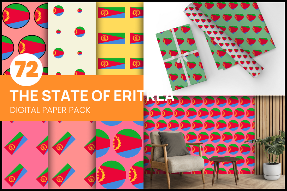 the State of Eritrea Seamless Patterns