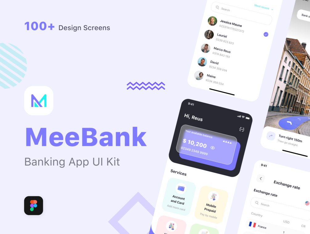 MeeBank - Banking App UI Kit