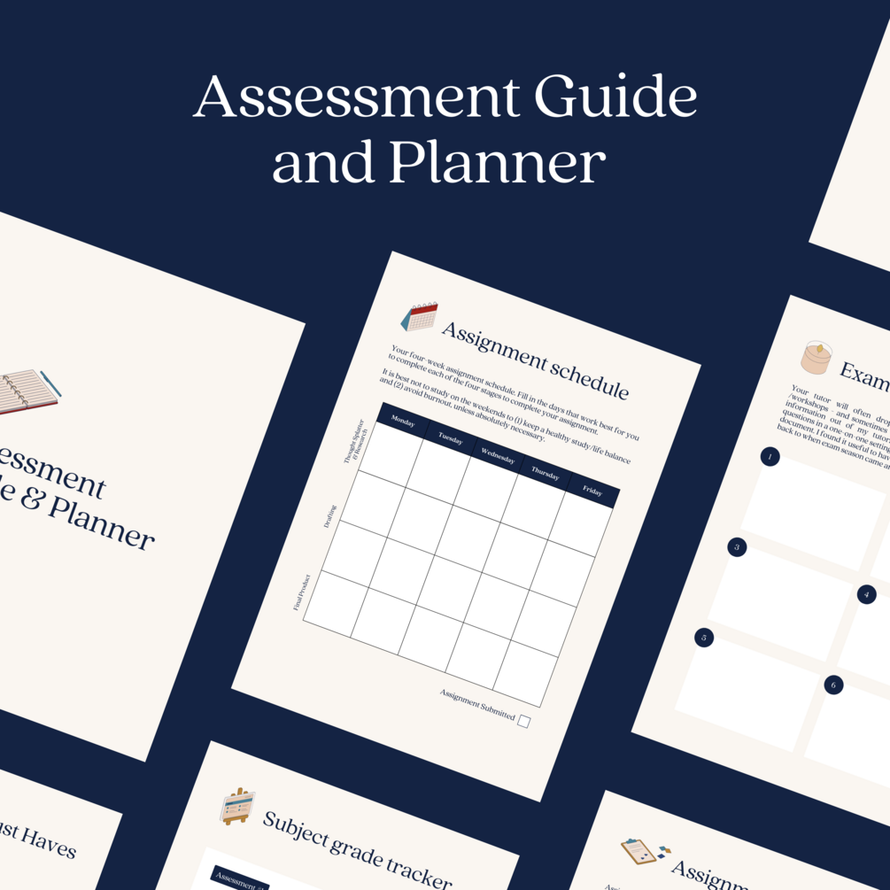 Assessment Planner | Editable Canva Template