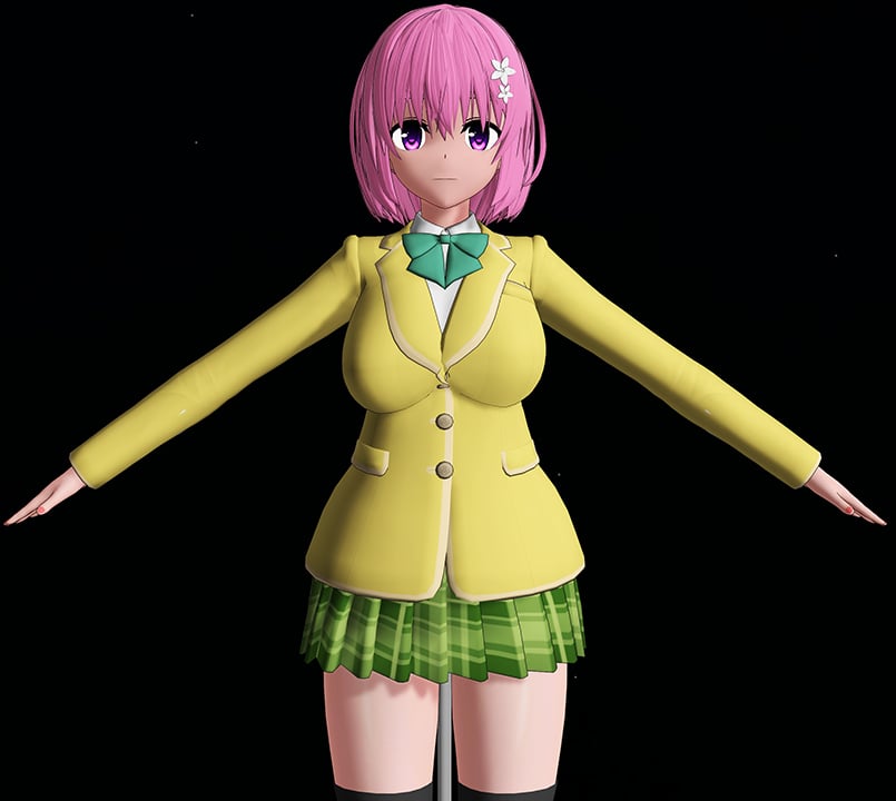 (MMD model dl) Momo Belia Deviluke - To Love Ru
