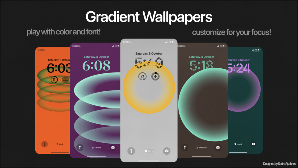 Gradients Wallpapers Collection Vol.1