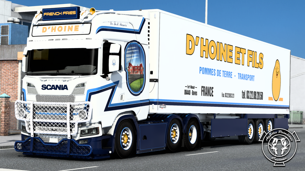 Scania S650 D' Hoine Combo Skin (Scania S SCS & Eugene)