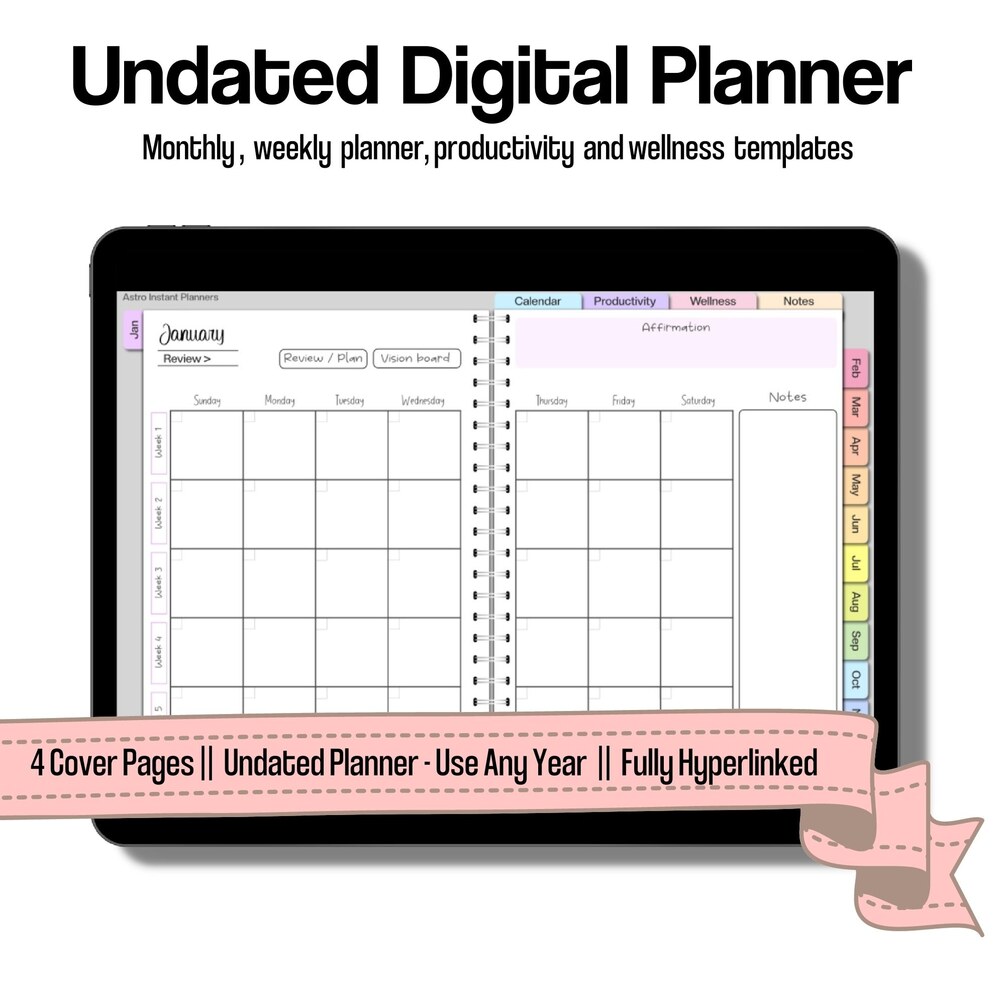 All in one journal- Plan your day, month, vision, life, and goals in ...