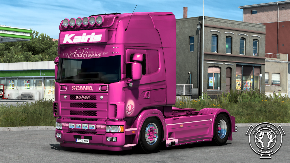 Scania 144 Kairis "Andrianna" Skin (RJL 4 Series)