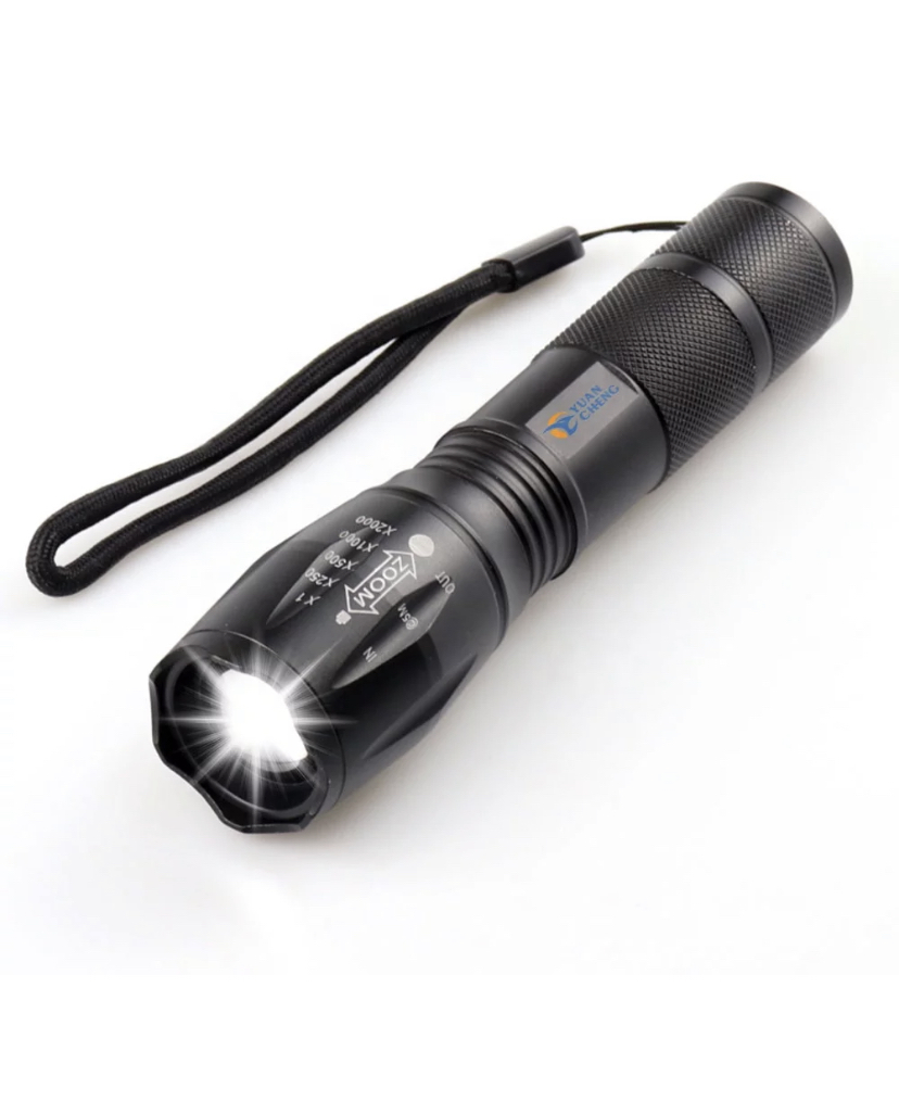 Waterproof High Power Flashlight For Outdoor Use T6 LED