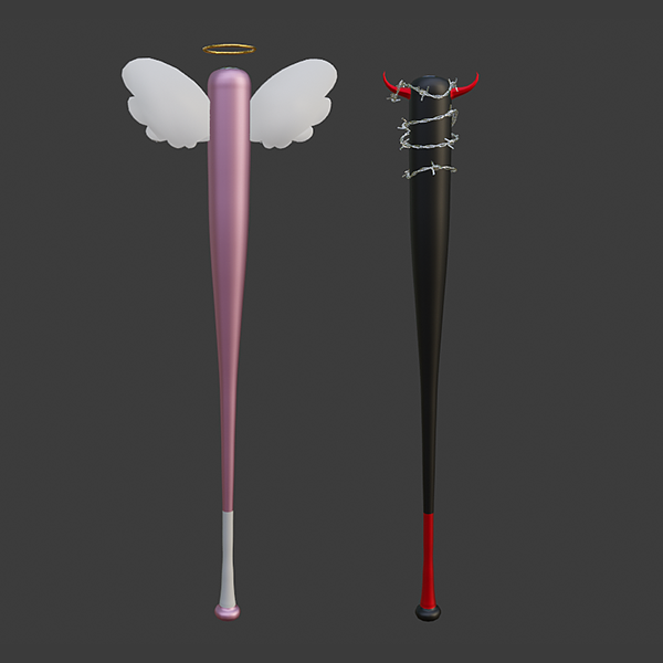 Angel/Devil Bats