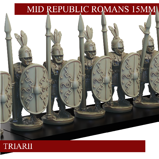 15mm Mid Republic Romans: Triarii