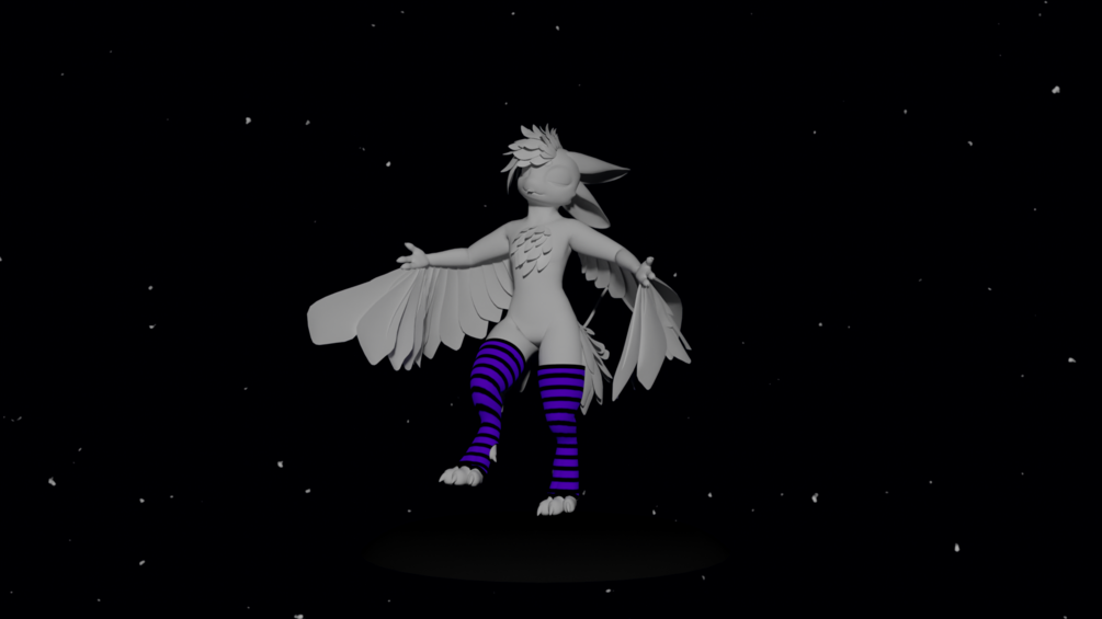 [VRC - Kita'vali] Starter pack base leg warmer mesh + free texture