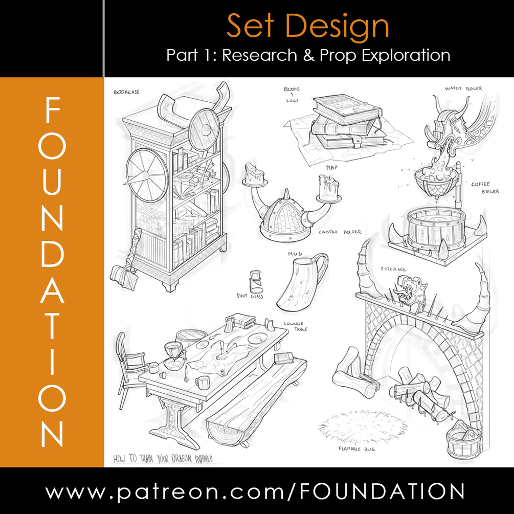 Foundation Patreon - Set Design - Part 1: Research & Prop Exploration