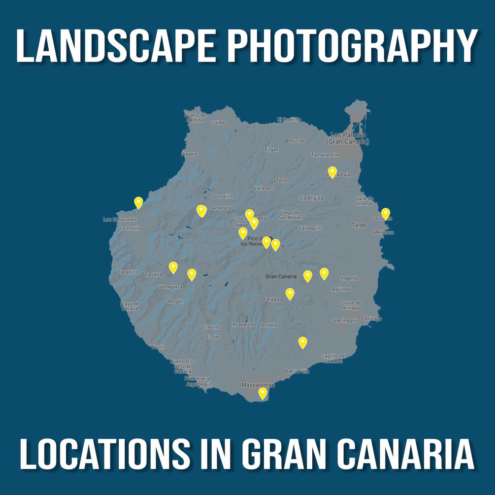 Gran Canaria Landscape Photography Google MY MAPS map