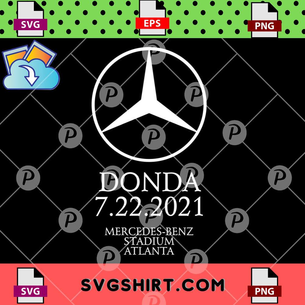 Donda mercedes benz SVG PNG EPS DXF Digital Download
