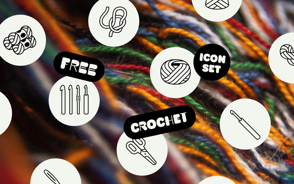 Crochet Icon Set