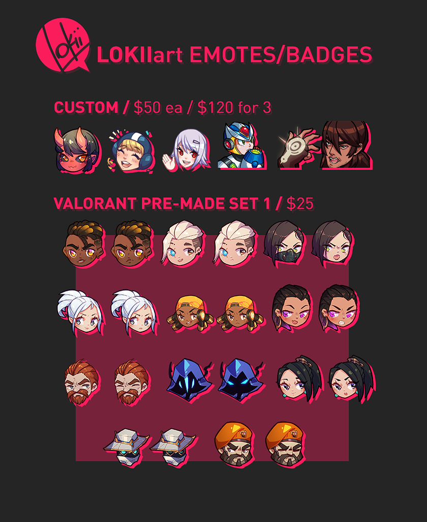 Valorant Pre-Made Emote Set