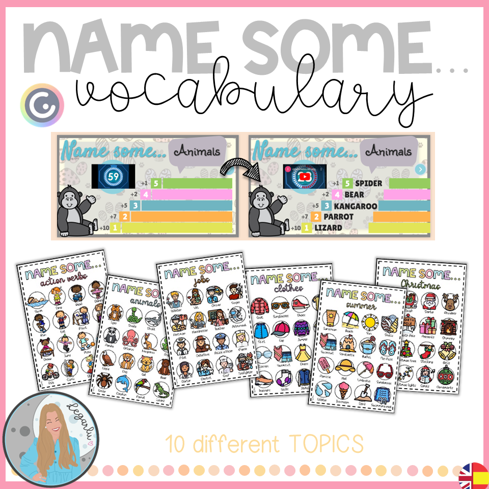 GENIALLY GAME- NAME SOME... (vocabulary)