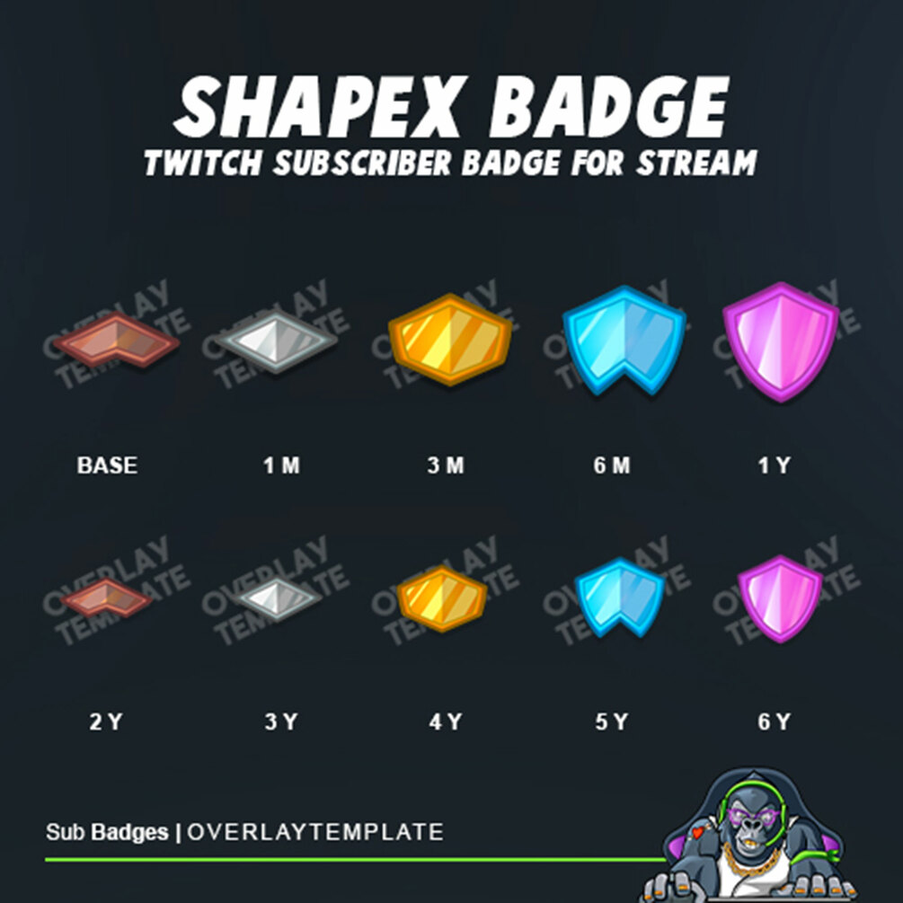 Shapex Badge – Sub Badges