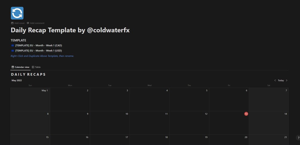 End of Day Recap & Case Studies Builder Notion Template (Standalone)
