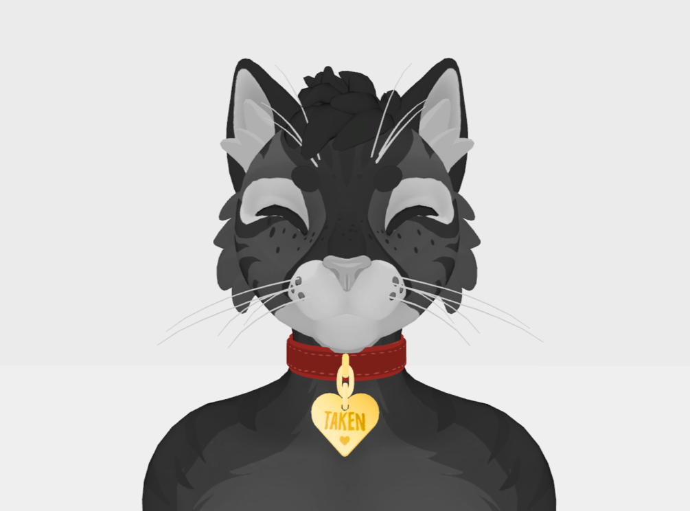 Puppy/Kitten/Status Collar | 7 Variations | VRChat Avatar Accessory