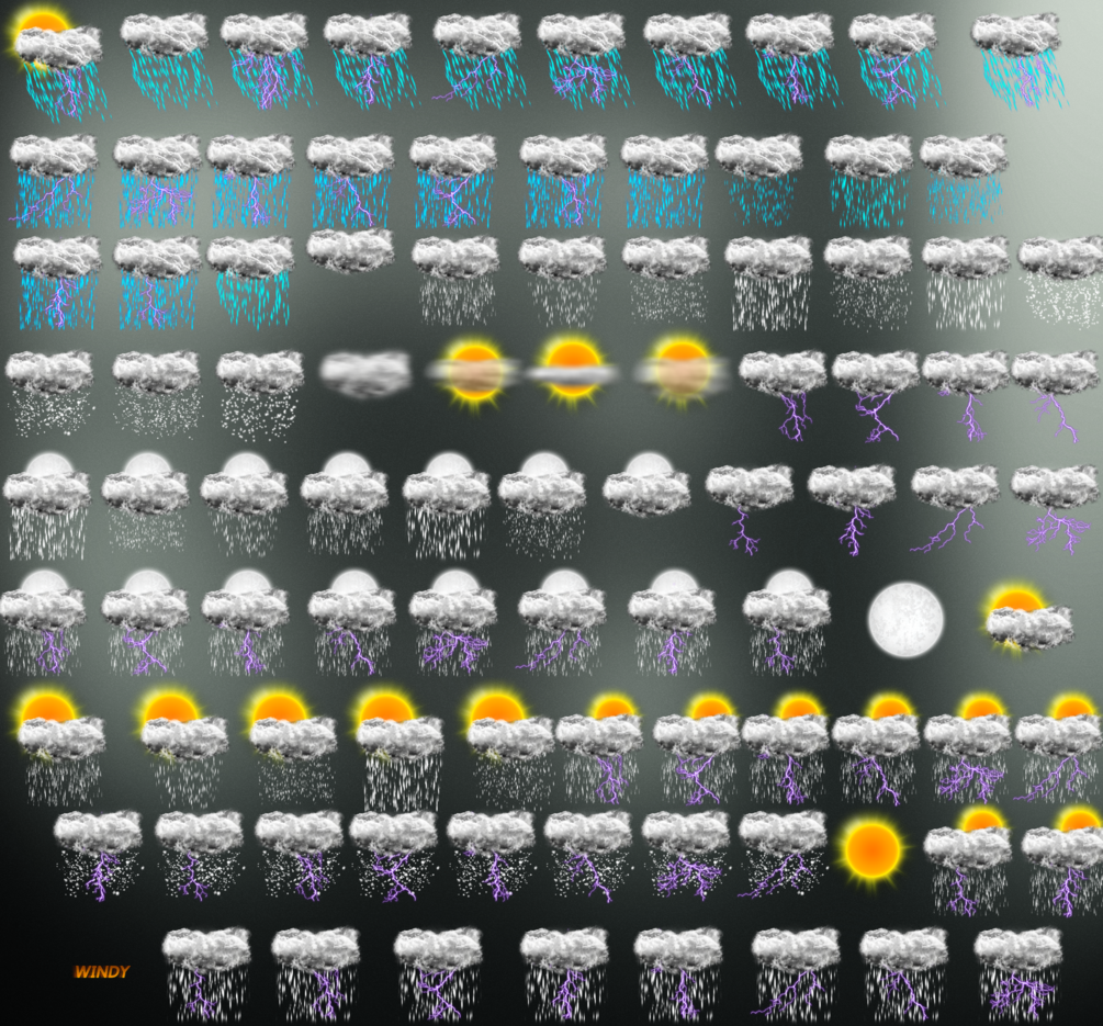 Realistic Weather Icons (v1)