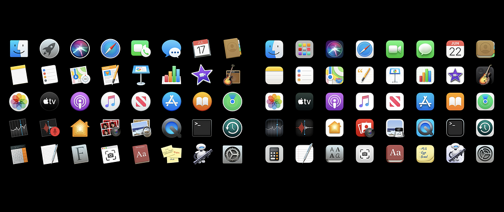 500+ MacOS Catalina icons for MacOS Big Sur