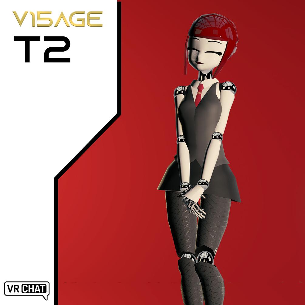 [Original 3D Model] V15AGE T2 Hotel Formal Robot VRChat Avatar