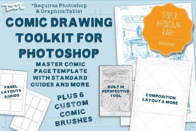 Comic Drawing Toolkit For Photoshop