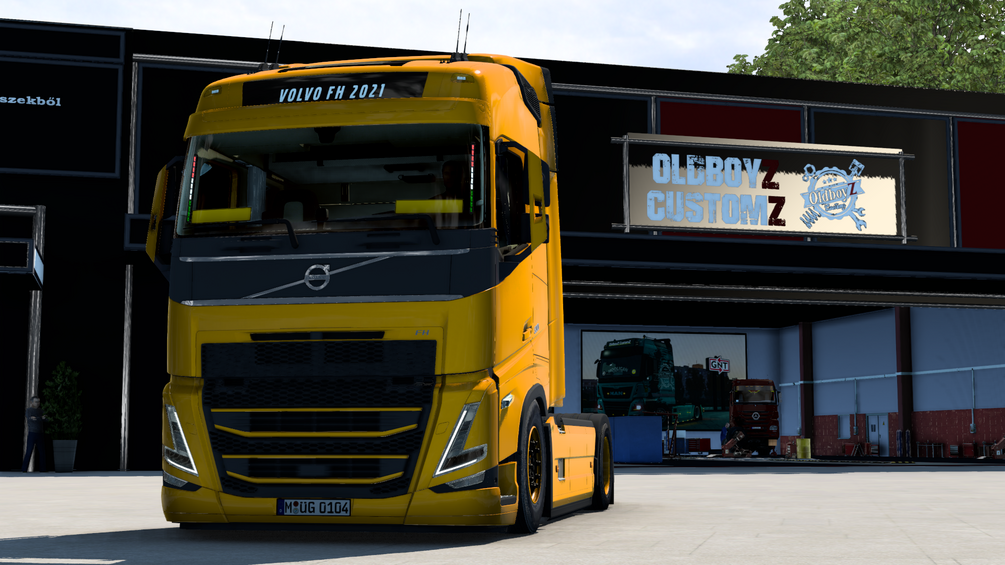 ETS2 - Volvo FH 5 (Virtual Service) HUN LED Strip & Name Plate