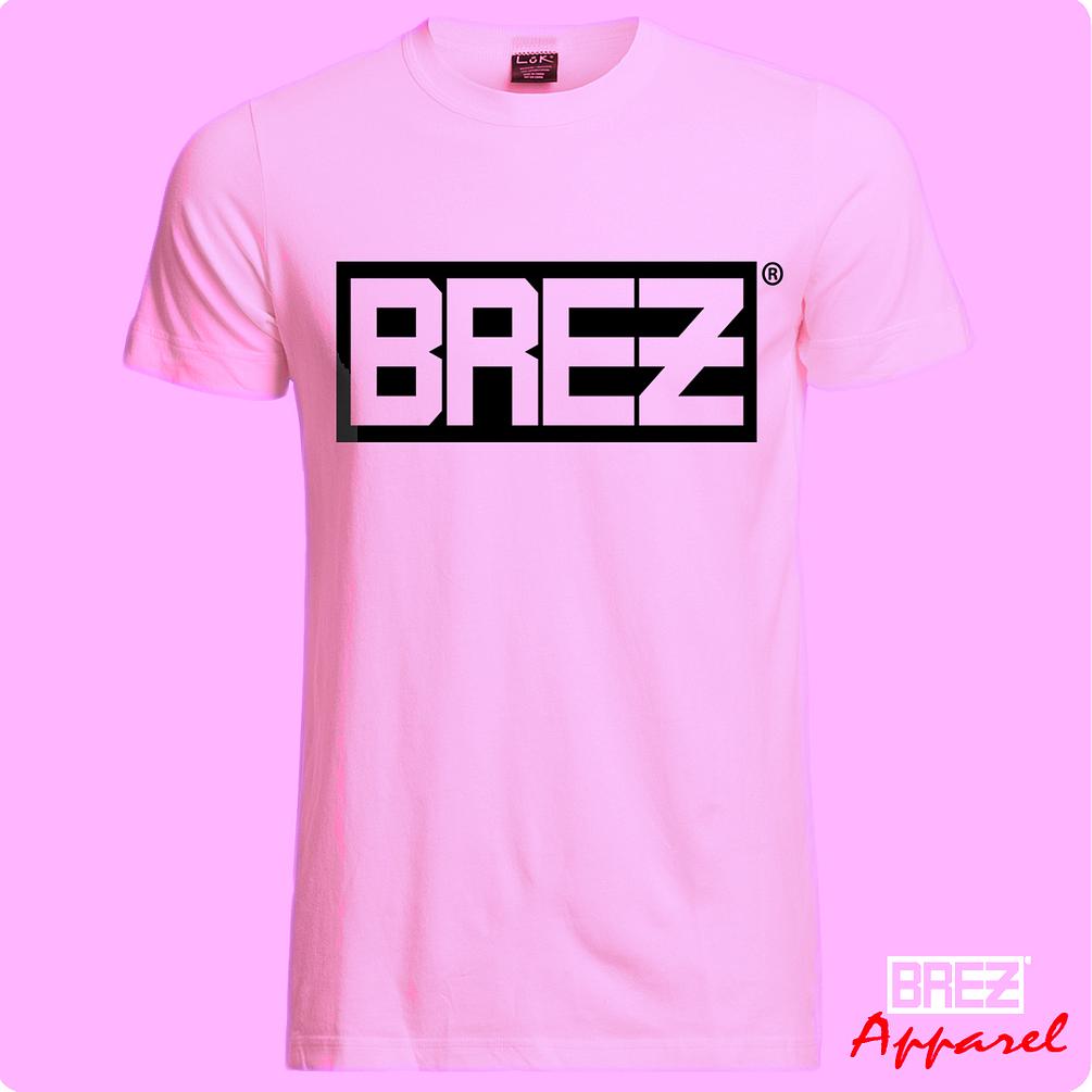 BRE-Z® Logo T-Shirt (Large Print) Pink