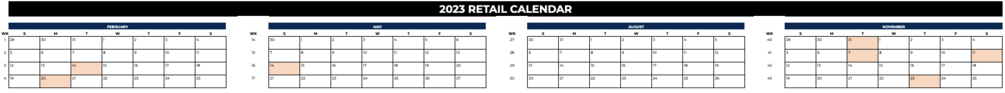 Retail Calendar