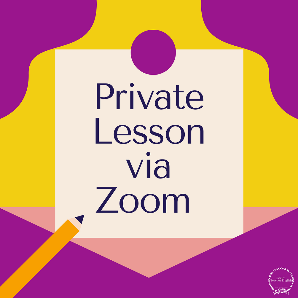 1 hour Private Lesson via Zoom