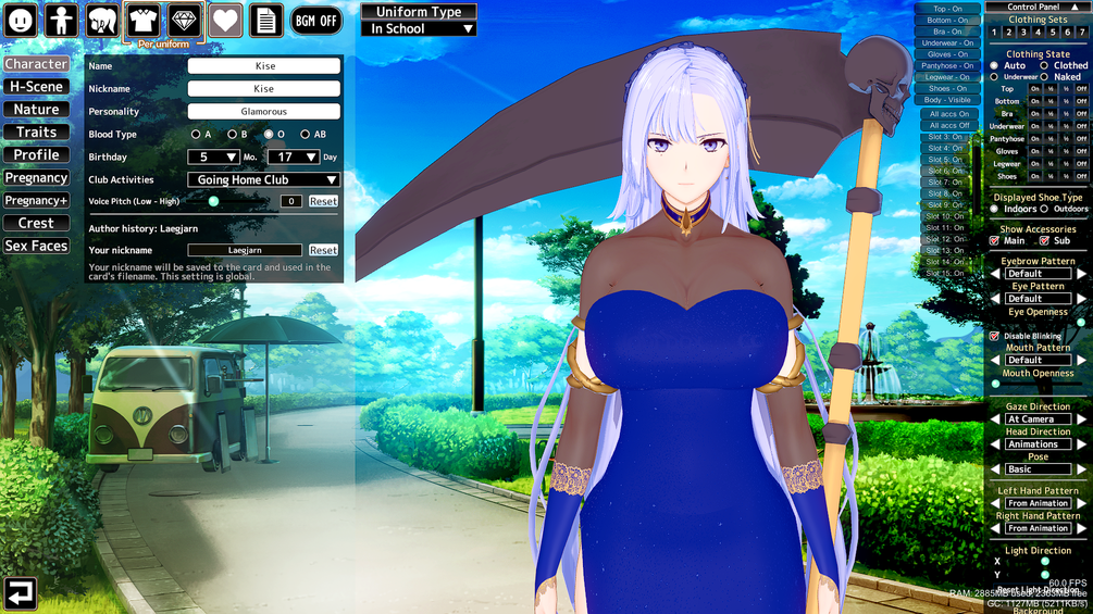 Kise from Epic Seven (Koikatsu card)